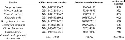 Basic Information Of Pgr5 Gene In Different Species Download Table