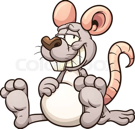 Maus Cartoon Voll Stock Vektor Colourbox