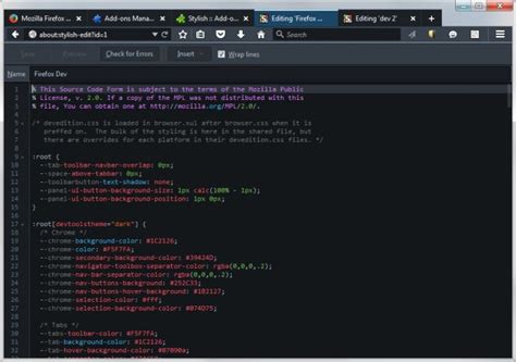 How To Re Enable The Dark Developer Theme In Firefox 40 And Newer