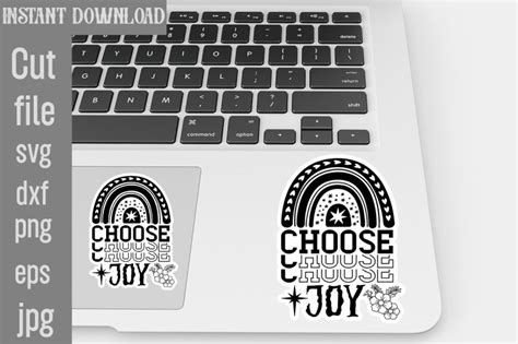 Choose Joy Svg Cut Fileinspirational Svg Digital Stickers Bundle Me