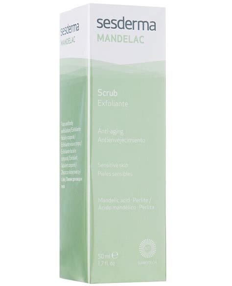 Sesderma Anti-aging skin scrub for face and body Mandelac Scrub Face ...