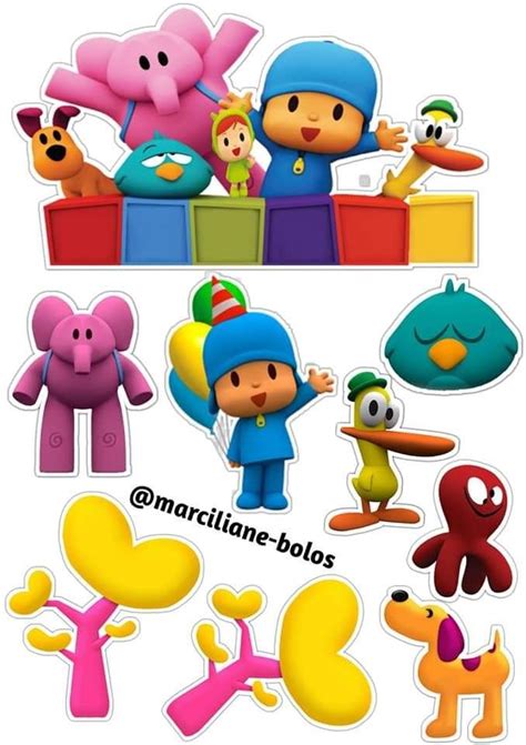 Pin By Lorys Mansano On Topper Pocoyo 1st Birthday Girl Decorations