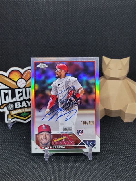 2023 Topps Chrome Ivan Herrera Rookie Auto Autograph Refractor 499