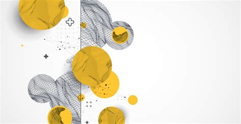 Trendy Abstract Wireframe Background Modern Vector Image