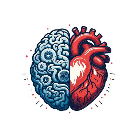 Corazón Humano Y El Cerebro El Cerebro Y El Corazón En Oposición