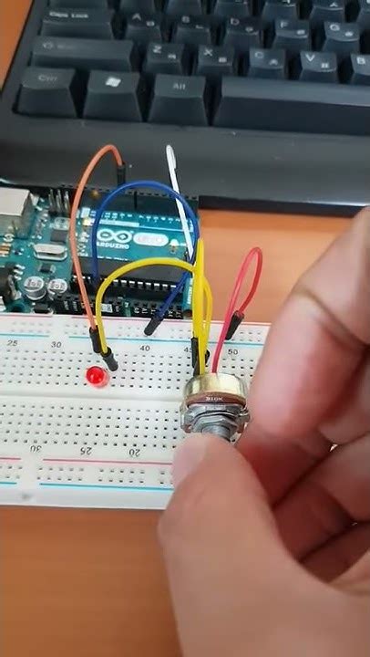 아두이노 아날로그 입출력가변저항을 이용한 Led밝기 조절 Youtube