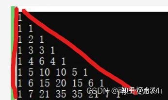 杨辉三角 超简单思路讲解 知乎