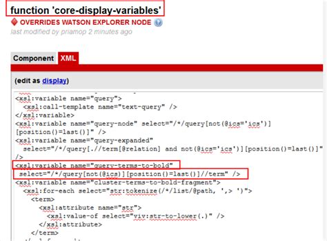Bolding Search Terms When Found In A Metadata Fast Indexed Field In The