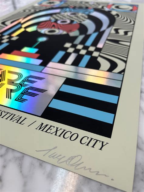 Arcade Fire Cdmx 2023 X Tone Olvera Gig Poster Mercadorama