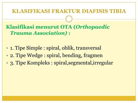 Fraktur Tibia Pptx