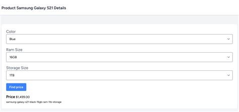 laravel e shop products options attributes database structure example