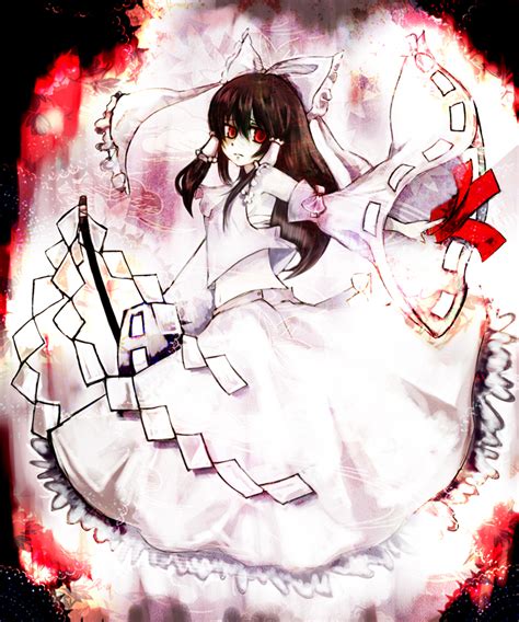 Hakurei Reimu And White Reimu Touhou And 1 More Drawn By Yugemu