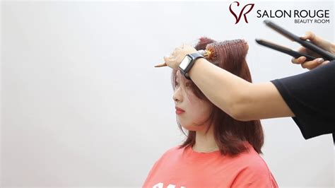 단발 스타일링 레이이어드컷에 맞는 C컬드라이 방법 1분팁 Youtube