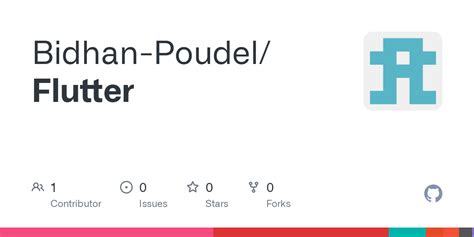 GitHub Bidhan Poudel Flutter