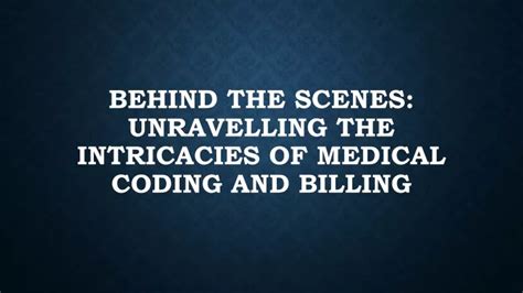 Ppt Medical Coding Market Size Is Projected To Reach Usd 3249