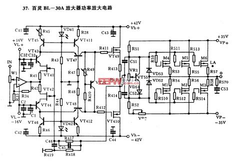 电吉他放大器电路图 三单电吉他电路图 大山谷图库