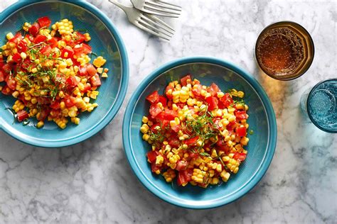 Tomato Corn And Basil Salad Recipe