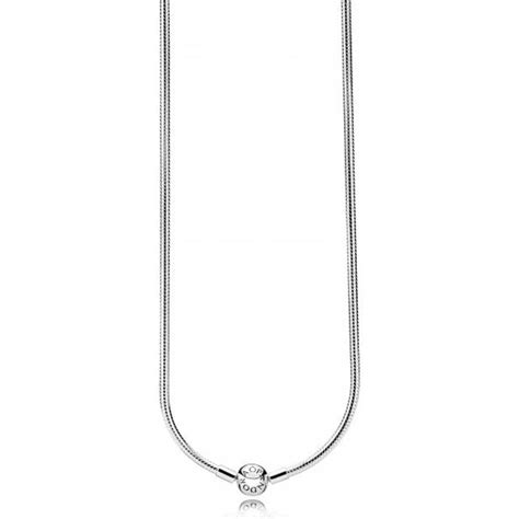 Pandora Moments Snake Chain Necklace Silver • Pris
