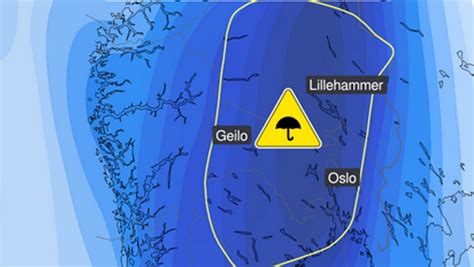 Gult Farevarsel For Regn Og Flom Nrk Vestfold Og Telemark Lokale