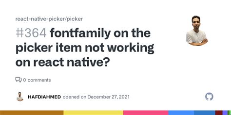Fontfamily On The Picker Item Not Working On React Native Issue 364 React Native Picker