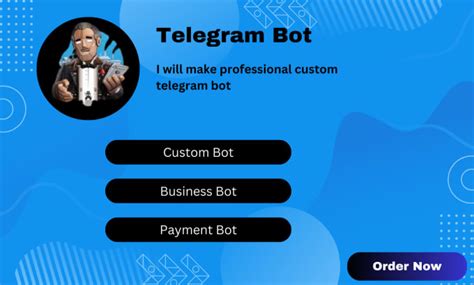 Create custom telegram bot for your idea by Yoni_tad | Fiverr