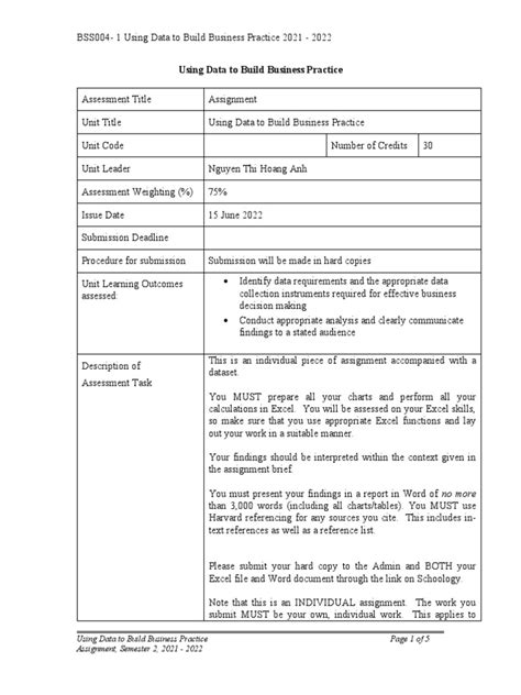 Using Data To Build Business Practice Pdf Microsoft Excel Data
