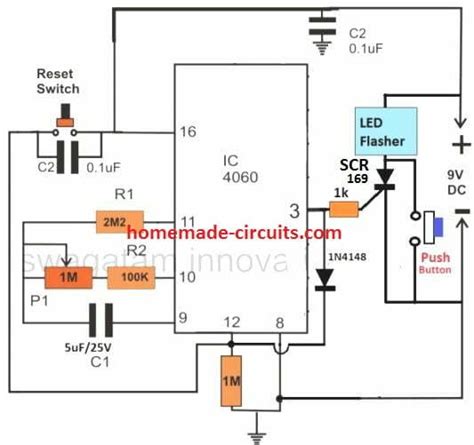 Ic 4060 Timer Circuit Diagram
