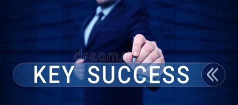 Conceptual Display Key Success Business Concept Main Measure Of