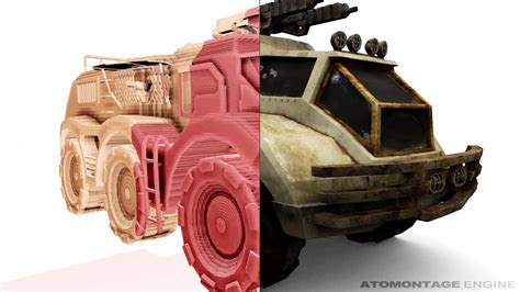 Voxelized Low Poly Apc Model Voxel Lods Youtube