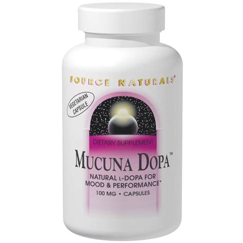 Source Naturals, Mucuna Dopa, 100 mg, 120 Capsules - iHerb.com