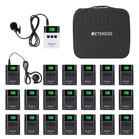 Retekess TT122 Tour Guide System With Carry Bag For Tourism