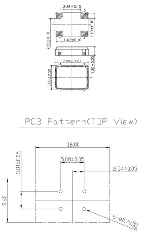 7050 Crystal Test Aging Socket 7050 4pin Smt Crystal Oscillator Test Socket 7 0 5 0mm Fshh Store