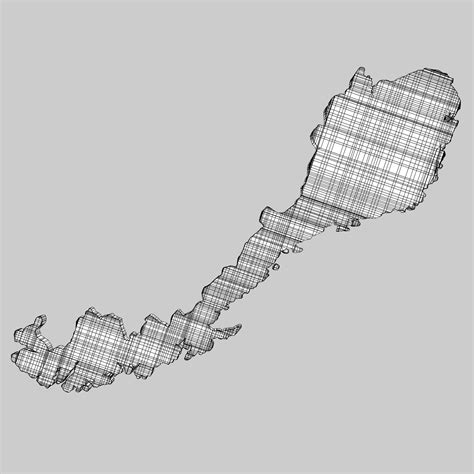 노르웨이 상세한 국가지도 3d 모델 30 Max Fbx Obj Free3d