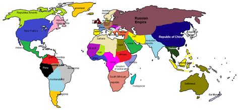 Labled Map Ap World History Complete