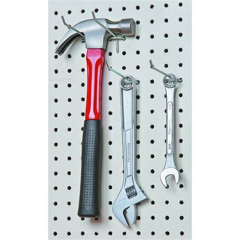 Pack Of 4 4 Straight Pegboard Hooks