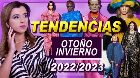 10 Tendencias De Moda Otoño Invierno 20222023 Youtube