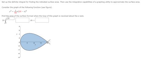 Solved Set Up The Definite Integral For Finding The Chegg