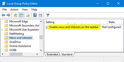 3 Ways To Remove Or Disable News And Interests In Windows 10 Taskbar Password Recovery