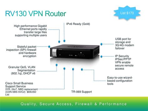 Ppt Rv130 Vpn Router Powerpoint Presentation Free Download Id2383924