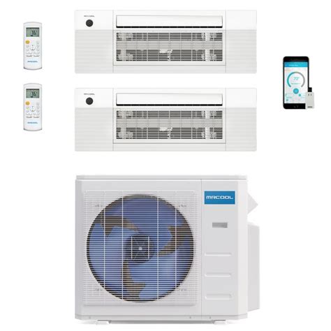 Mrcool Diy Mini Split 30000 Btu 2 Zone Ceiling Cassette Ductless Air