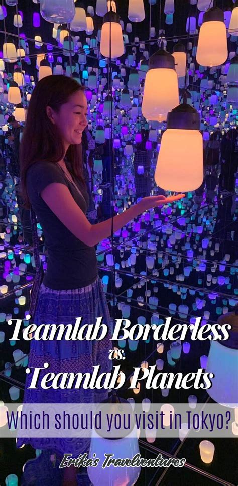 A Woman Standing In Front Of A Wall Full Of Lights With The Caption Which Should You Visit In