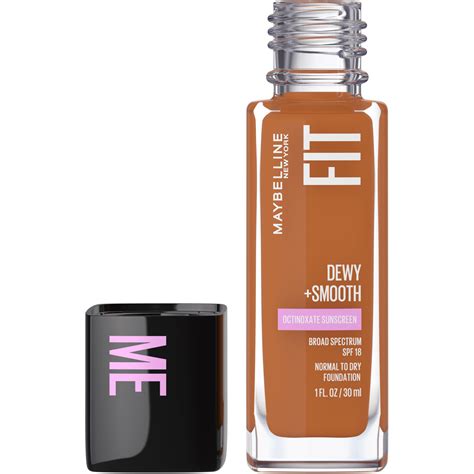 Maybelline Fit Me Dewy And Smooth Liquid Foundation Makeup Spf 18