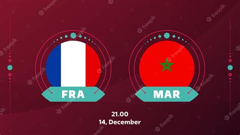 프랑스 모로코 플레이오프 준결승전 축구 2022 2022 세계 축구 챔피언십 경기 대 팀 소개 스포츠 배경 챔피언십 경쟁 포스터