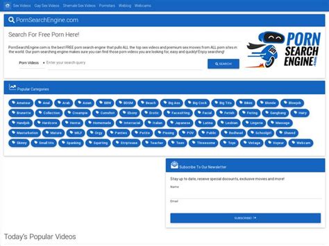 Pornsearchengine Pornsearchengine Com Review And Similar Xxx Porn Sites One Porn List