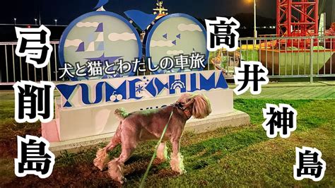 車中泊の旅in芸予諸島⑤犬と猫とわたしの車旅ゆめしま海道 弓削島魚島群島 高井神島 YouTube