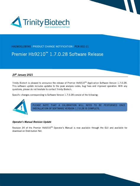Software Release Notification20 Jan 21 Pdf