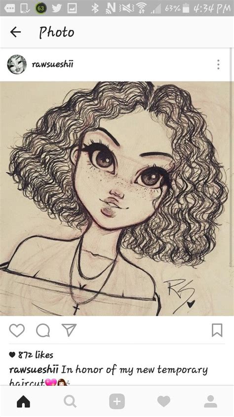 A Drawing Of A Womans Face With The Caption That Says I Love You