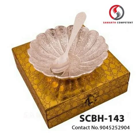 Silver Plated Brass Bowl At Rs 1138piece Silver Plated Brass Bowl In