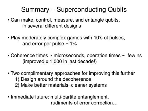 Ppt Quantum Computing With Superconducting Circuits Powerpoint