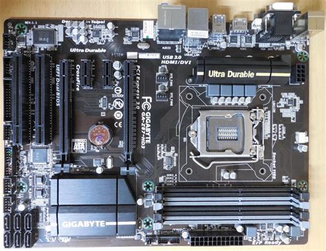 Gigabyte GA Z87 HD3 Rev1 1 Mainboard Blende Intel Z87 Sockel 1150 PCIe